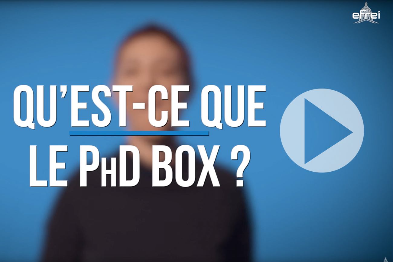 Découvrez en vidéo le concept de PhD Box | Université Paris-Panthéon-Assas