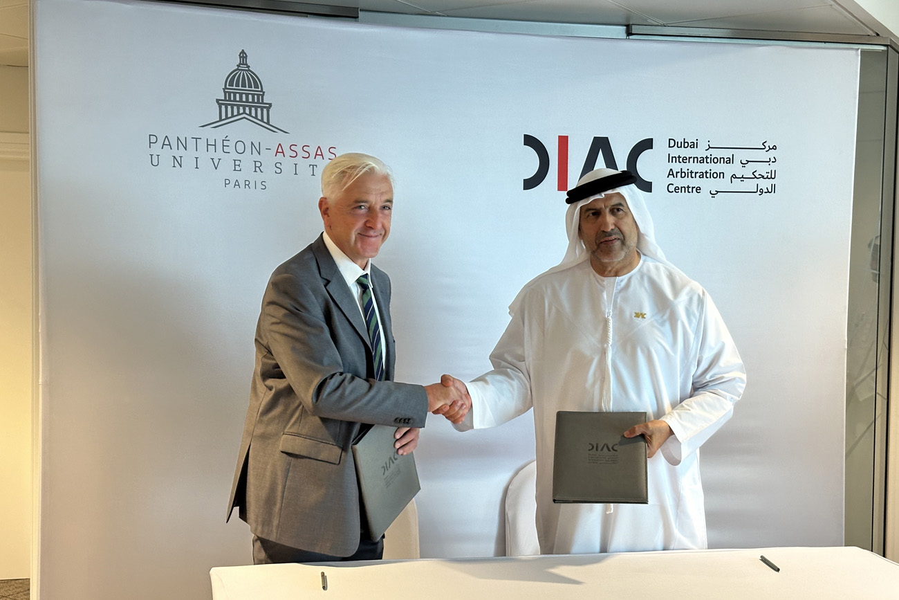 L'université et le Dubai International Arbitration Centre s'associent ...